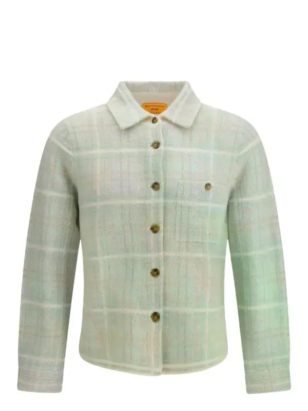 Guest In Residence Buttoned Checked Shirt - Neutrals