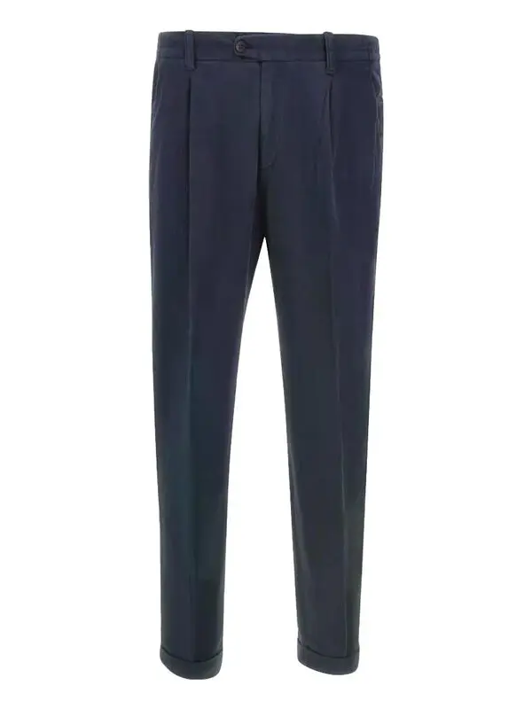 DEVORE INCIPIT Pleated Trousers - Blue