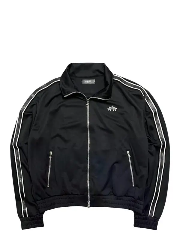 Amiri Striped Bomber Jacket - Black