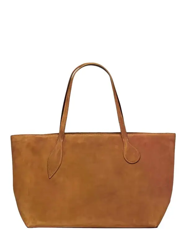LIFFNER Calf Suede Tote Bag - Brown