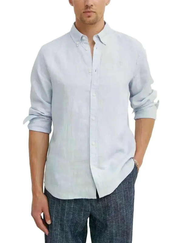 LES DEUX Button-up Shirt - Blue