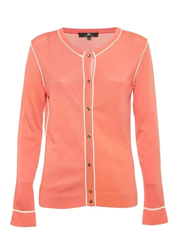 Elisabetta Franchi Knit Cardigan - Pink