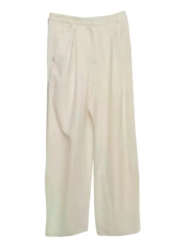 Max Mara Pleated Wide-leg Trousers - Neutrals