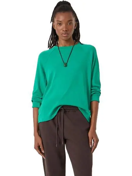 HUSH Matilda Raglan Sweatshirt - Bright Green