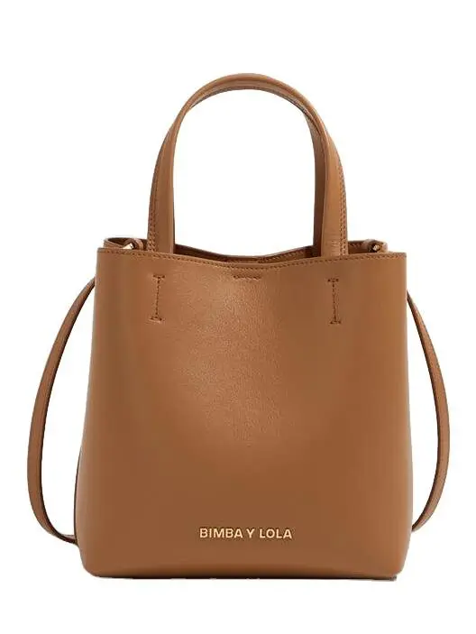 Bimba Y Lola Small Leather Handbag - Honey