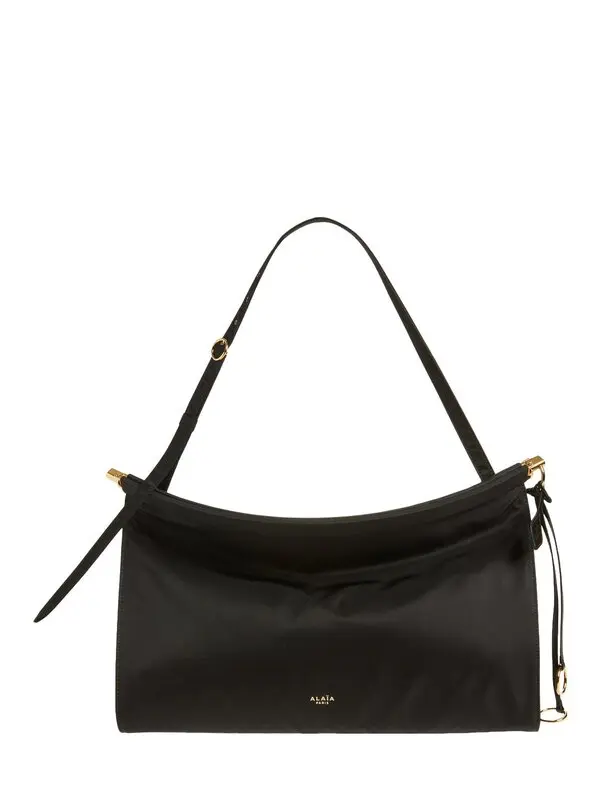 Alaïa Le Click Nylon East/west Shoulder Bag - Noir