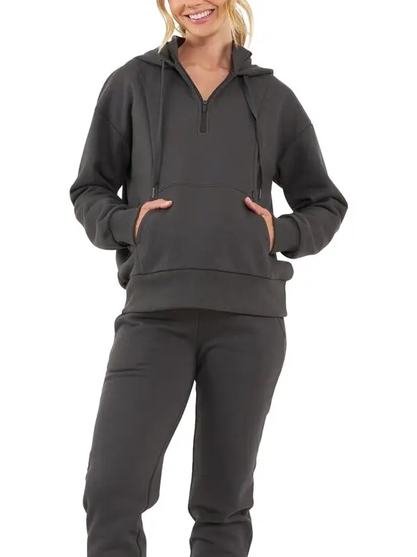 RIPE MATERNITY Nicky Nursing Hoodie - Slate