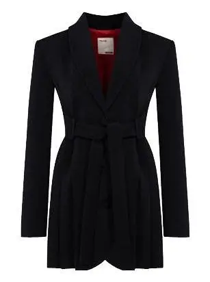 PCFG Wool Blend Jacket Dress - Black