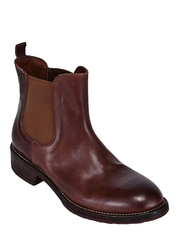 OLD TREND Heritage Genuine Leather Chelsea Boots - Coffee