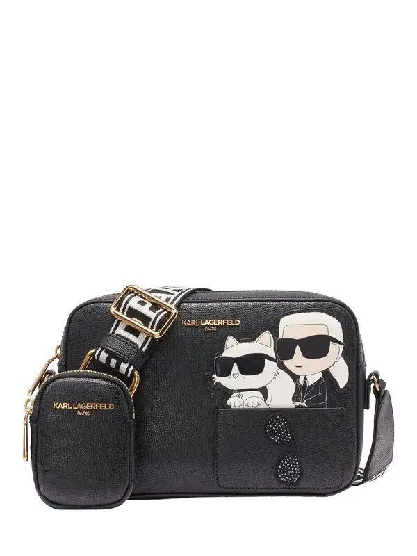 Karl Lagerfeld Paris Maybelle Crossbody - Black/gold