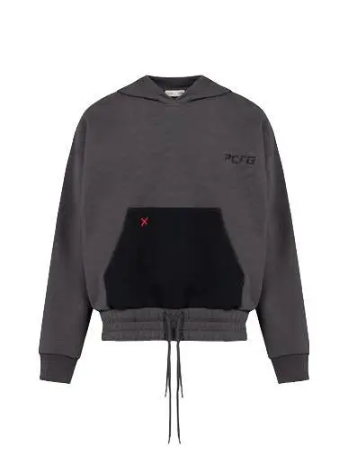 PCFG Cotton Two Cord Hoodie - Dark Gray