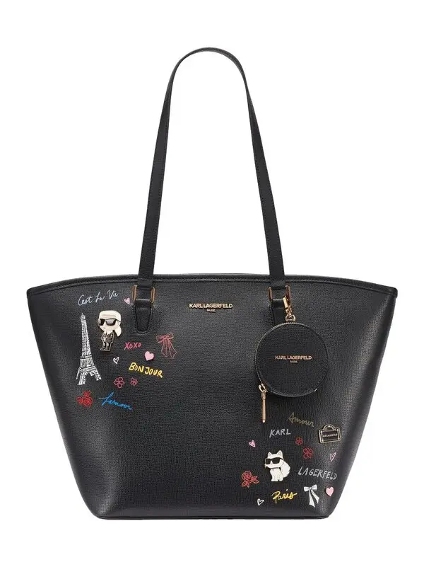 Karl Lagerfeld Paris Adele Tote - Black