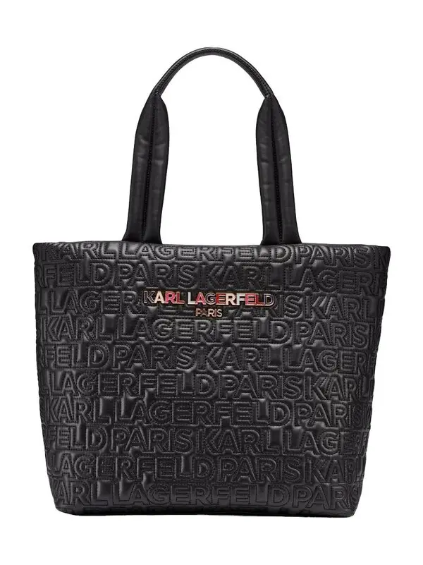 Karl Lagerfeld Paris Voyage Tote - Black Multi