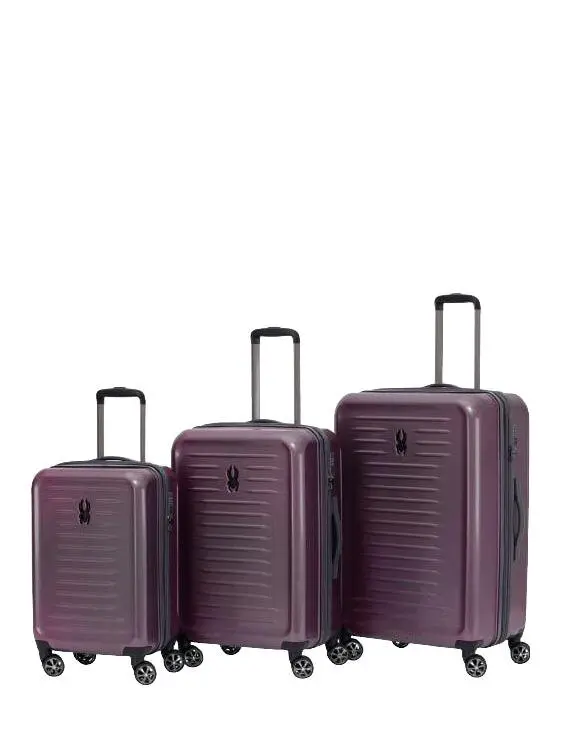 SPYDER Rails 3-piece Hardside Luggage Set - Burgundy