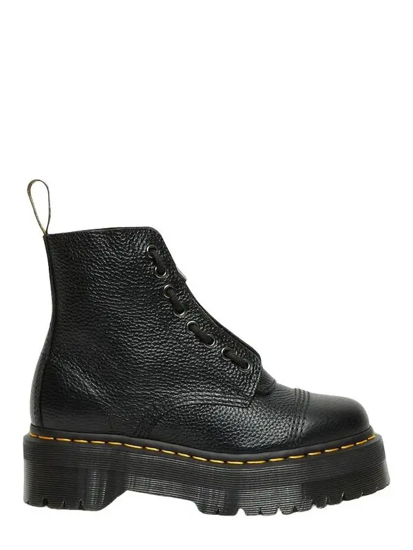 Dr. Martens Sinclair Leather Platform Boots - Black