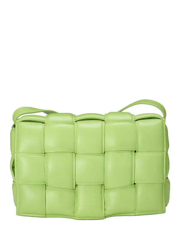 Bottega Veneta Maxi Intrecciato Padded Cassette - Green