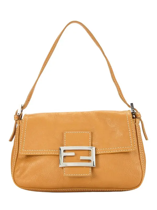 Fendi Leather Mama Bag - Orange