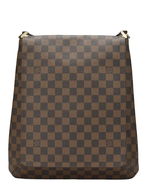 LOUIS VUITTON Damier Ebene Musette Salsa Spo - Brown