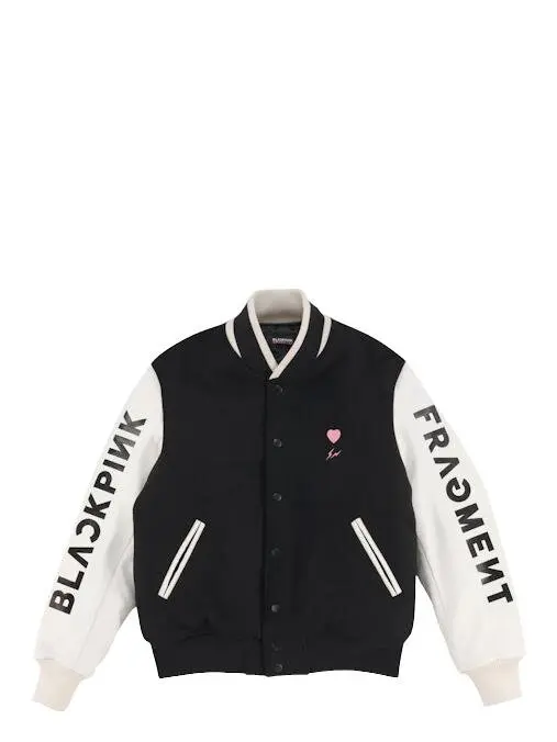 FRAGMENT X Blackpink Stadium Jacket - White