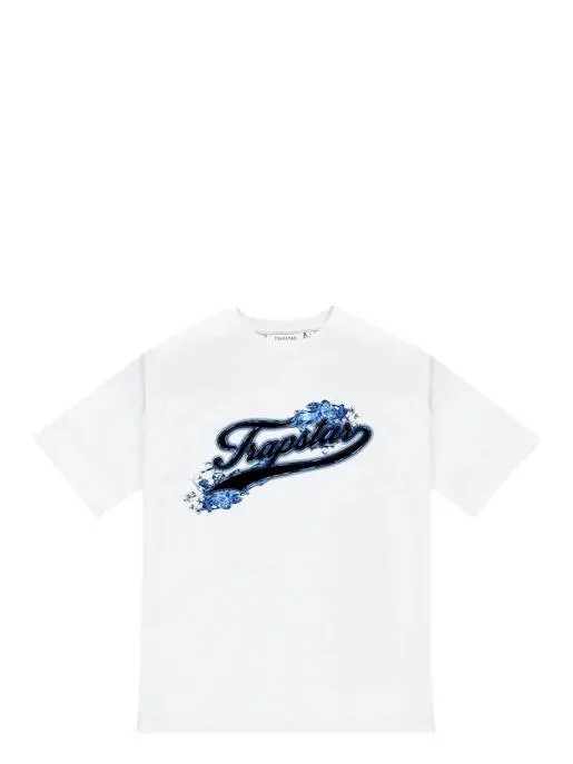 Trapstar Hot Rod Strikeout Tee Shirt - White