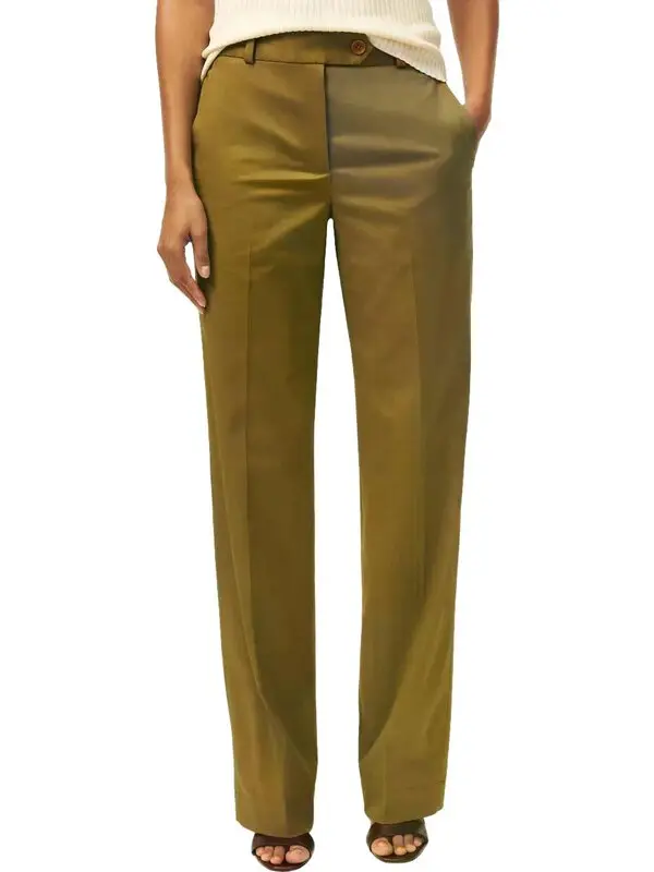Brooks Brothers Buttoned Trousers - Brown