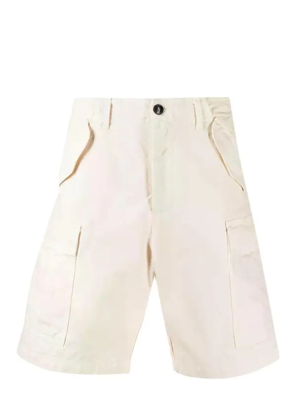 FORTELA Minert Cotton Bermuda Shorts - Neutrals
