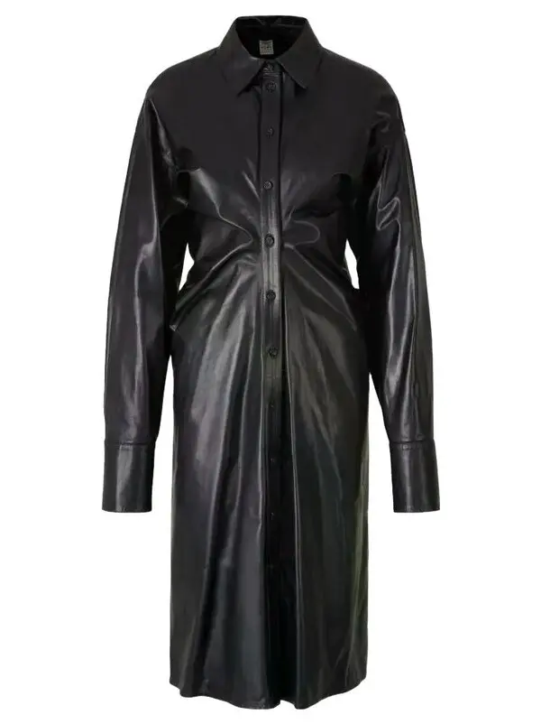 TOTEME Long-sleeved Midi Dress - Blue