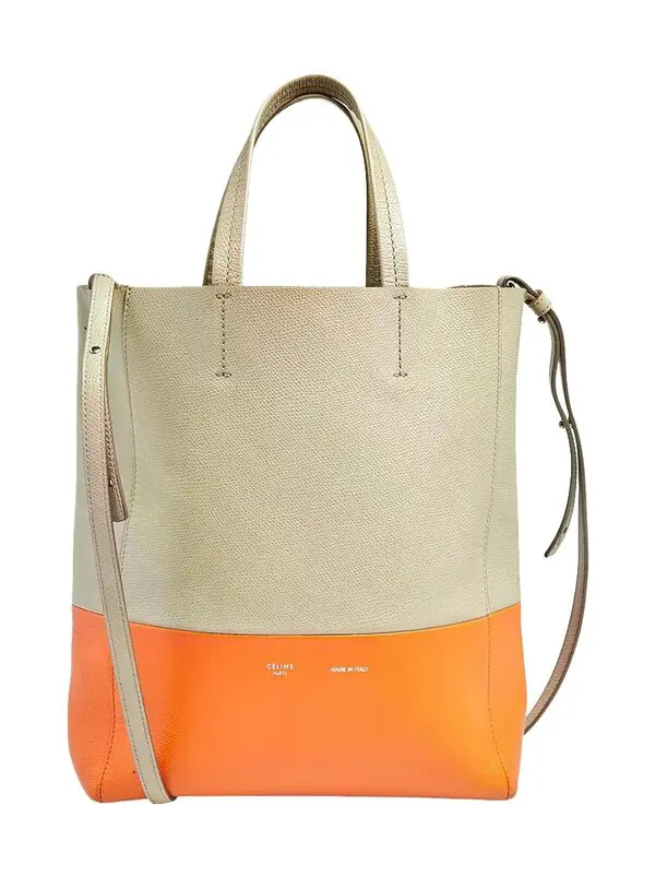 Celine Small Vertical Cabas Tote Bag - Neutrals