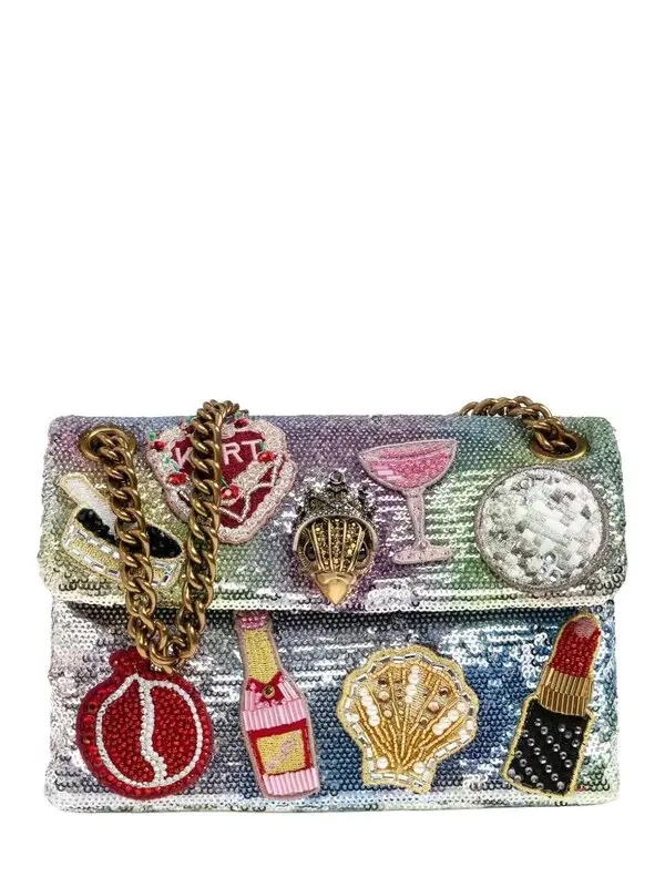Kurt Geiger Mini Kensington Shoulder Bag - Silver