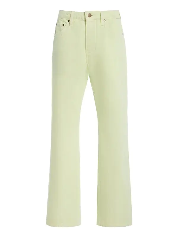 Renggli Straight Leg Jean - Lime Green