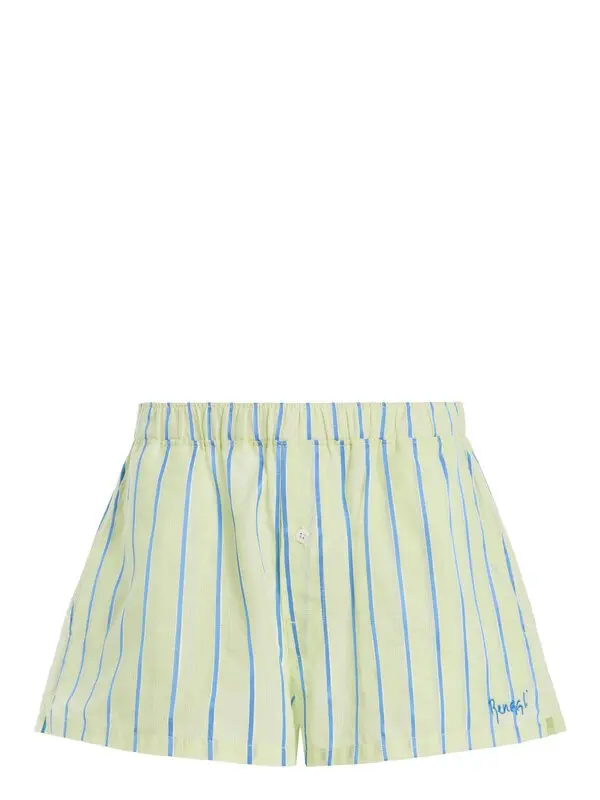 Renggli Stripe Boxer Short - Green