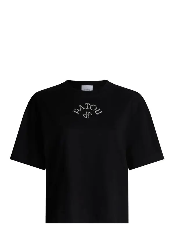 Patou Logo T-shirt - Black
