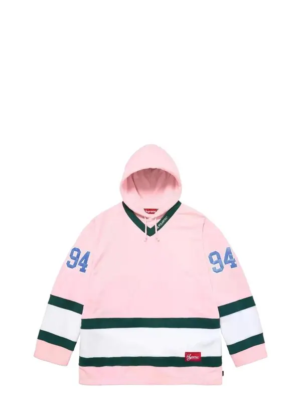 Supreme Polartec Hockey Hooded Sweatshirt - Pink
