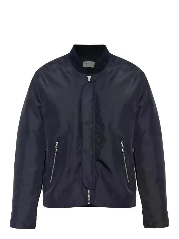 Officine Générale Zip-fastening Bomber Jacket - Blue