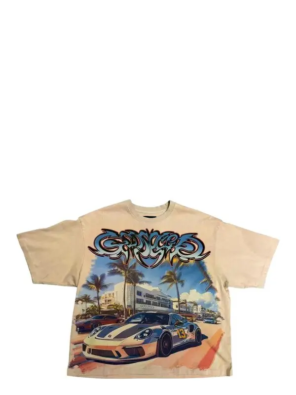 GODSPEED Miami Exclusive Print T-shirt - Neutrals