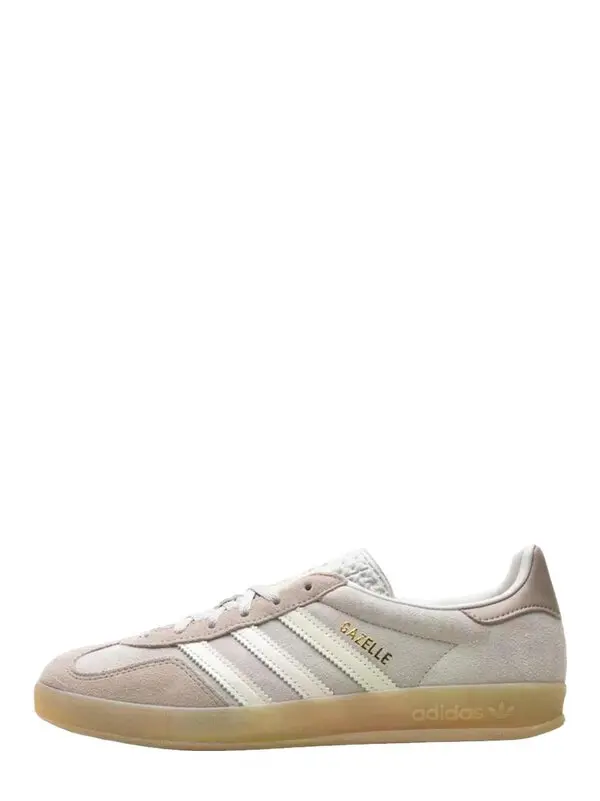 Adidas Gazelle Indoor Logo-lettering Sneakers - Neutrals