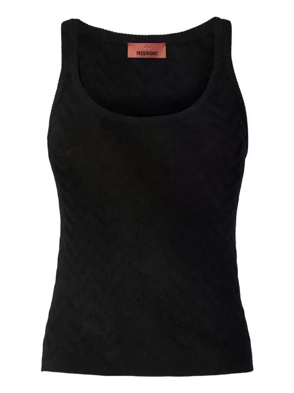 Missoni Lamé Tank Top - Black
