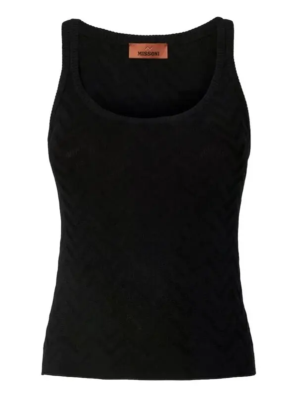 Missoni Lamé Tank Top - Black