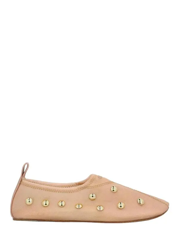 Chloé Studded Ballet Flats - Neutrals