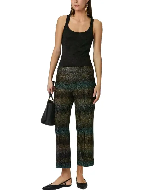 Missoni Zigzag Flared Trousers - Brown