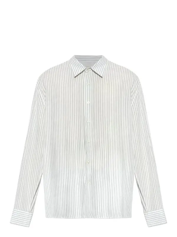 Officine Générale Stripe-pattern Shirt - Neutrals
