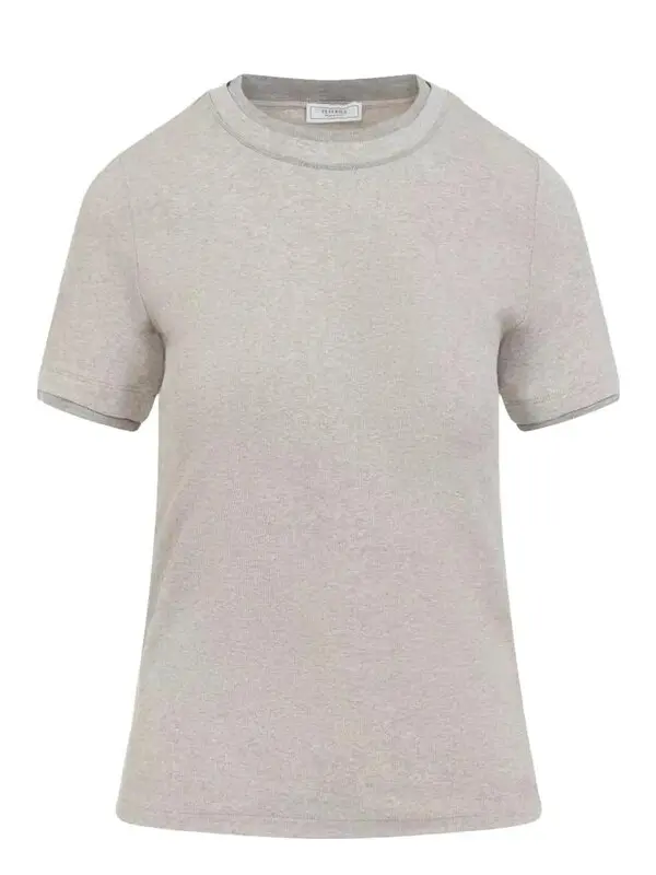 Peserico Cotton T-shirt - Neutrals
