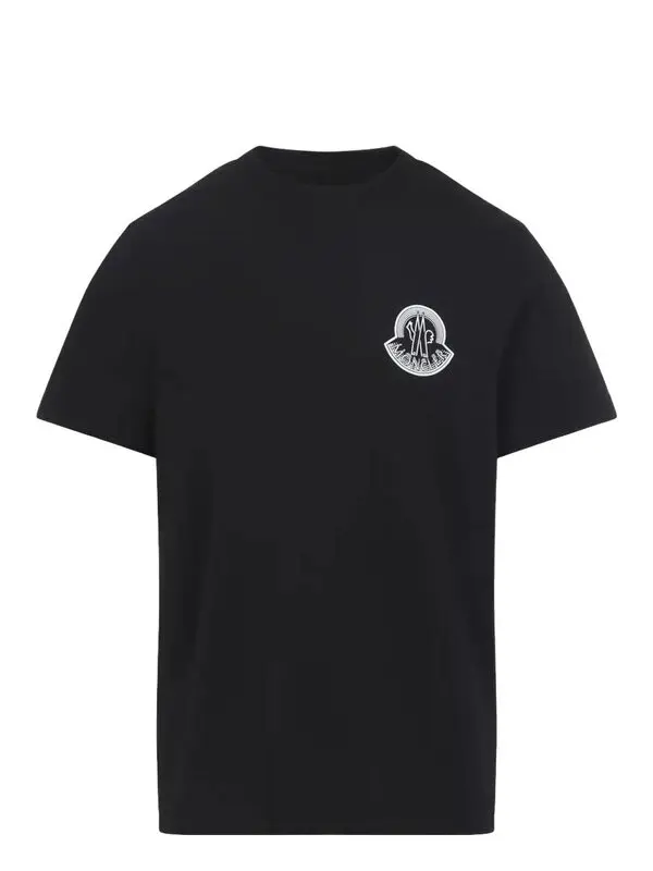 Moncler Logo-patch T-shirt - Black