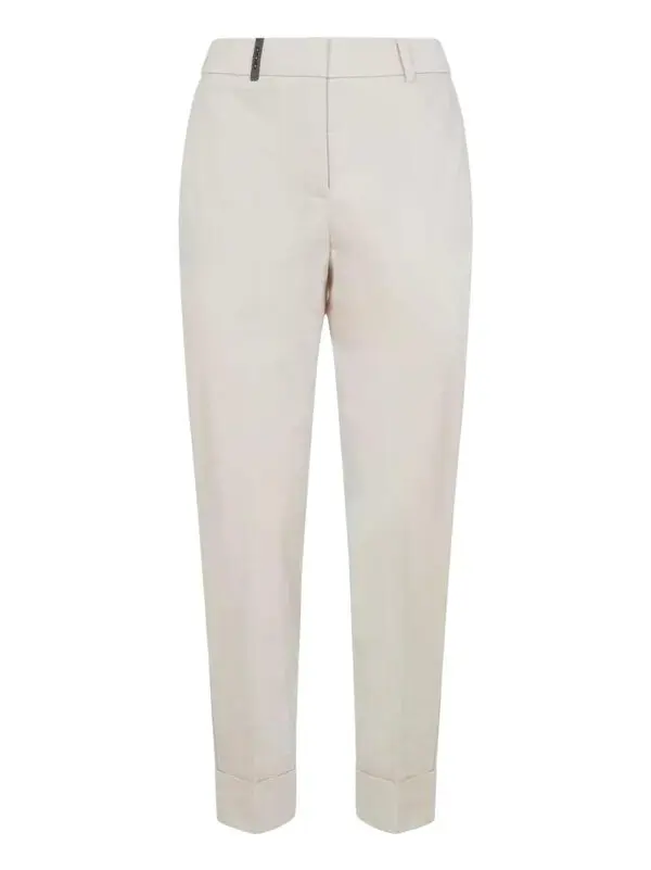 Peserico Tapered Trousers - Neutrals