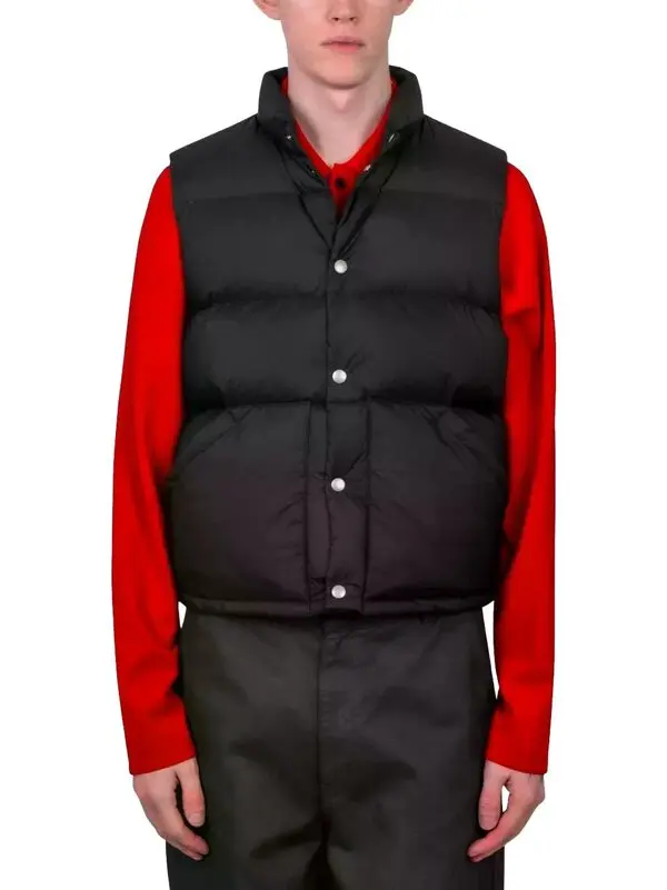 Auralee Ripstop Gilet - Black