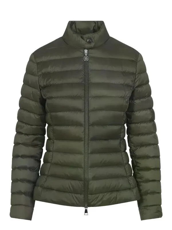 Moncler Quilted Zip-up Jacket - Green