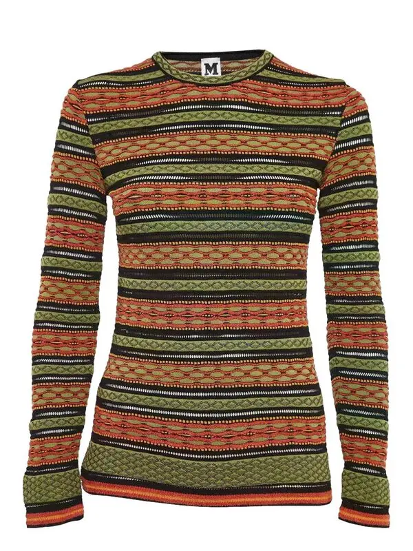 Missoni Striped Sweater - Green