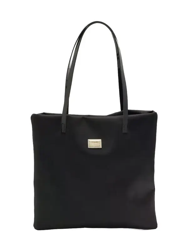 Gianfranco Ferre Logo-plaque Tote Bag - Black