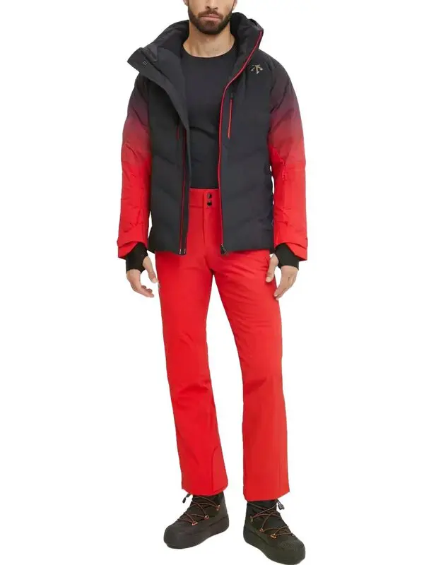 DESCENTE Buttoned Ski Trousers - Red
