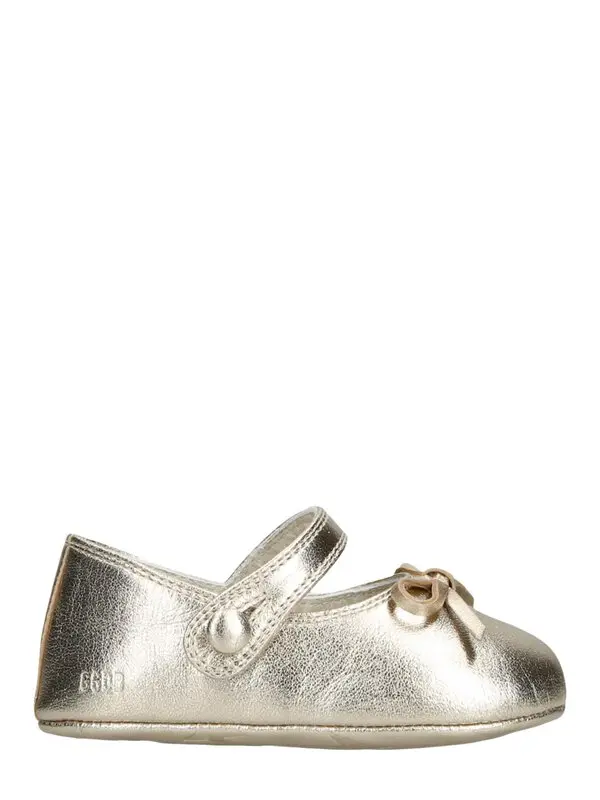 GOLDEN GOOSE Sofi Leather Ballet Flats - Gold